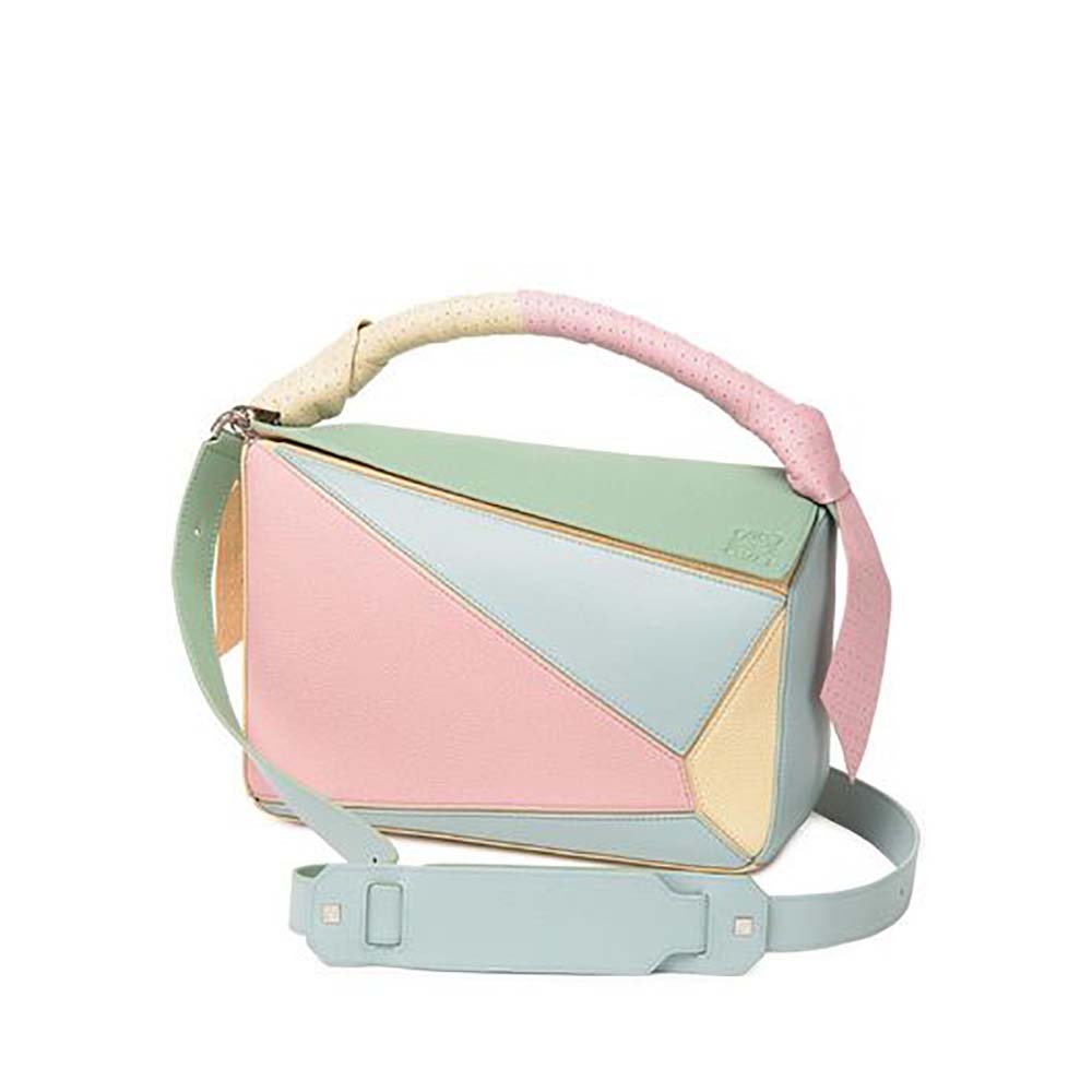 Loewe Women Puzzle Wrap Bag Multicolor in Calfskin