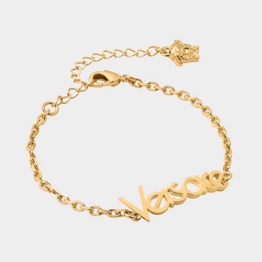 Versace Unisex Vintage Versace Logo Bracelet
