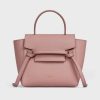 Celine Women Pico Belt Bag in Grained Calfskin Lychee