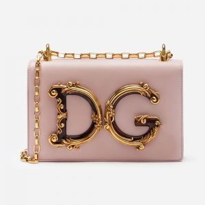 Dolce Gabbana D&G Women Small Devotion Bag in Python Skin
