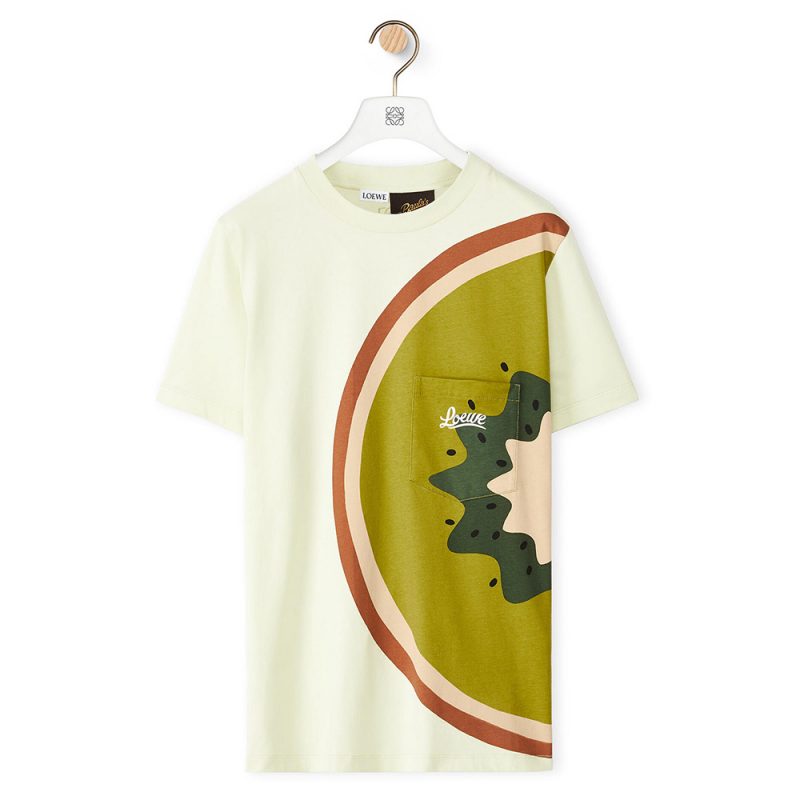 Loewe Women Watermelon T-shirt in Cotton-Pink