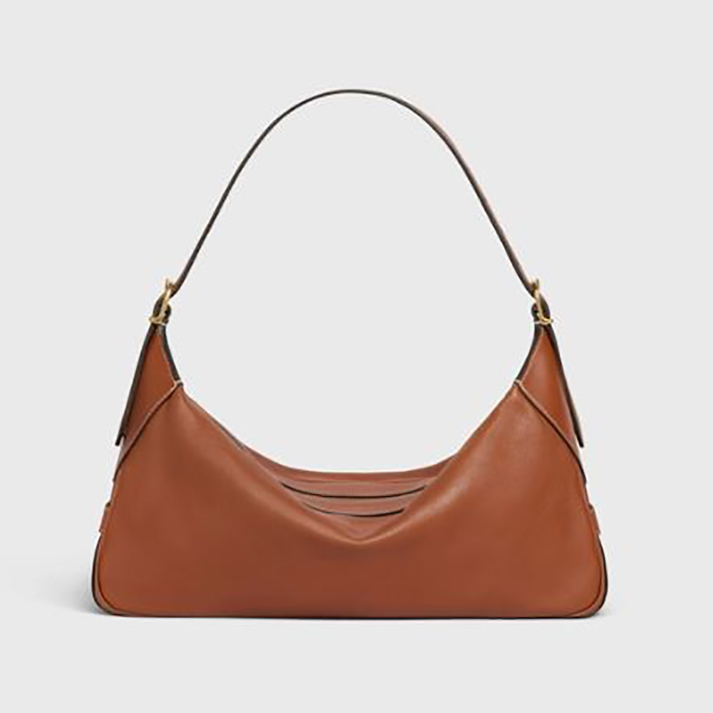 Celine Women Medium Romy in Supple Calfskin-White