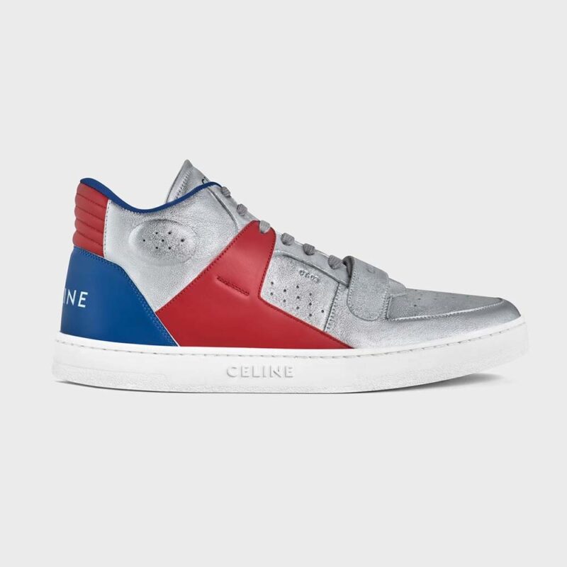 Celine Men CT-02 Mid Sneaker with Scratch in Calfskin