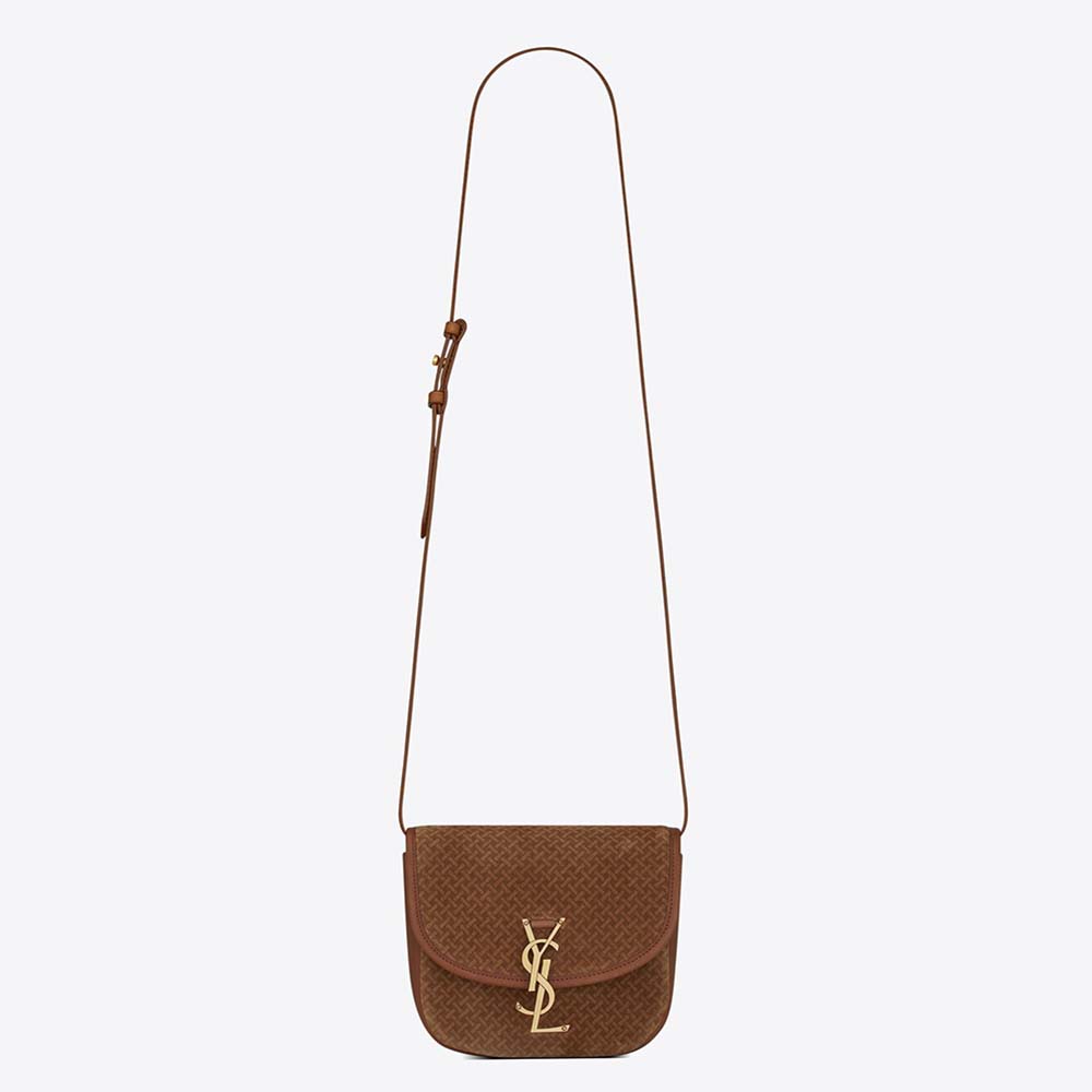 Saint Laurent YSL Women Solferino Medium Satchel in Leather and a ...