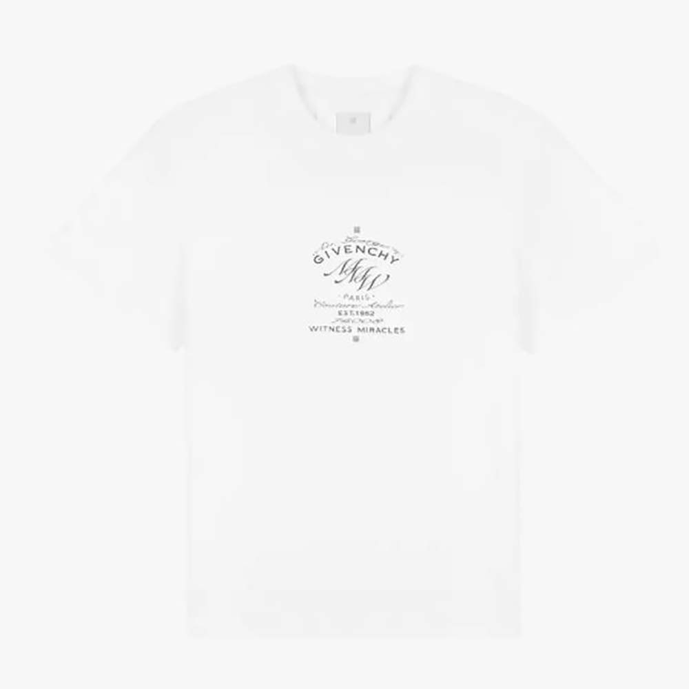 Givenchy Men GIVENCHY MMW Printed Slim Fit T-shirt