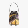 Fendi Women Mon Tresor Fendace Fendace Printed Pink Silk Mini Bag