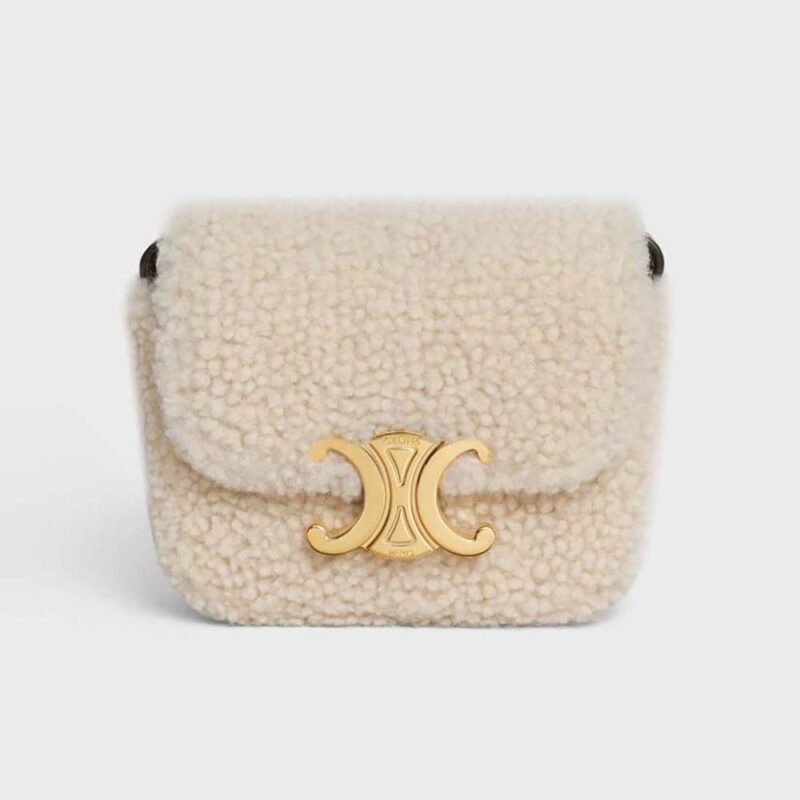 Celine Women Clutch on Chain Cuir Triomphe in Smooth Calfskin