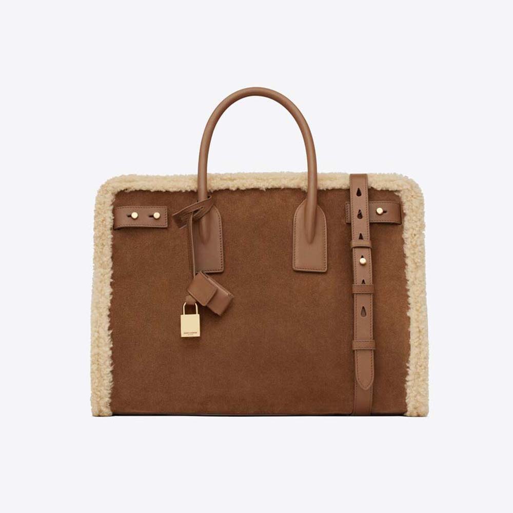 Saint Laurent YSL Women Joe Backpack in Lambskin-Green