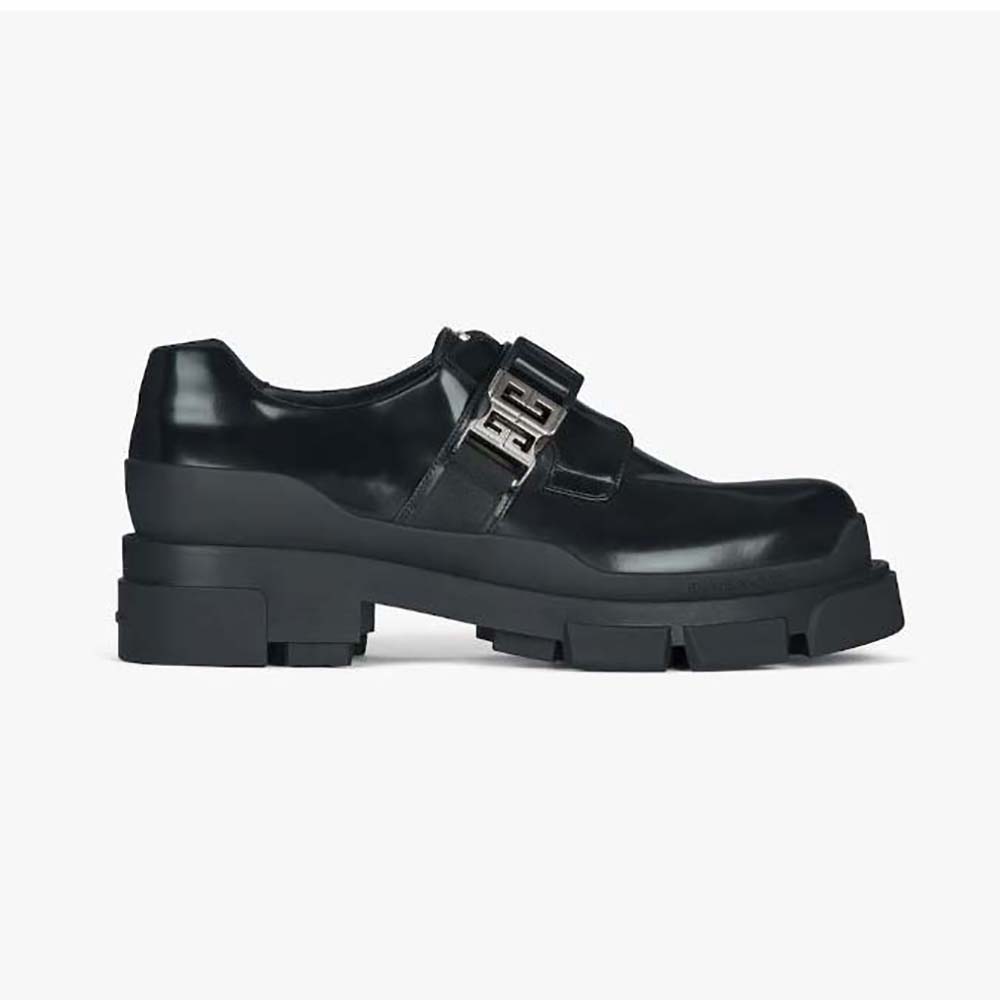 Givenchy Men Terra Derbies in Leather-Black