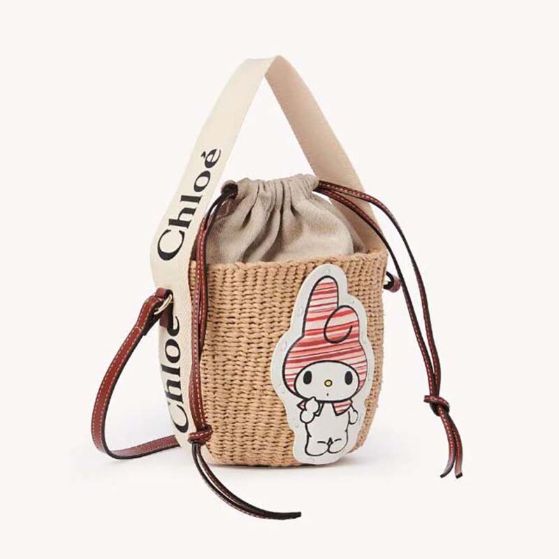 Chloe Women My Melody for Chloé Small Woody Tote Bag