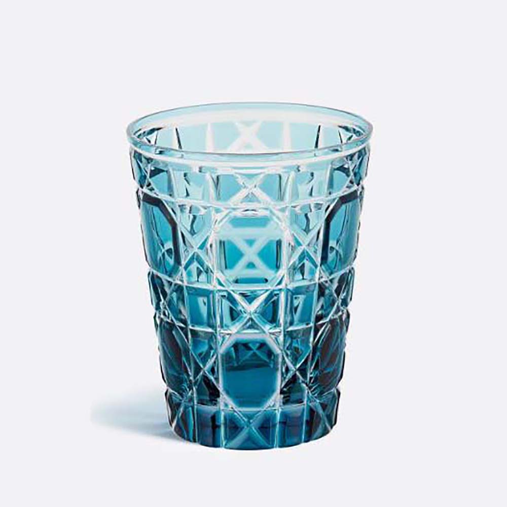 Dior Unisex Water Glass Aquamarine Cannage