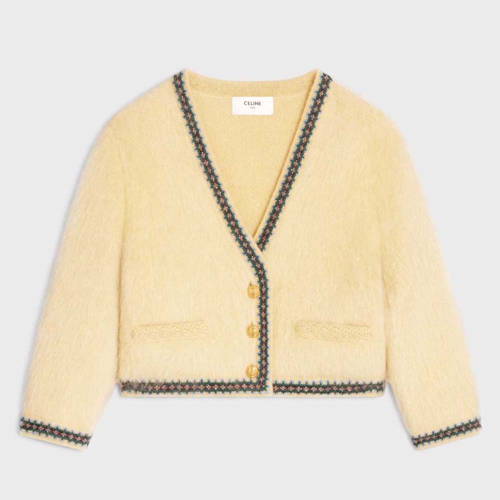 Celine Women Cardigan Jacket in Mohair