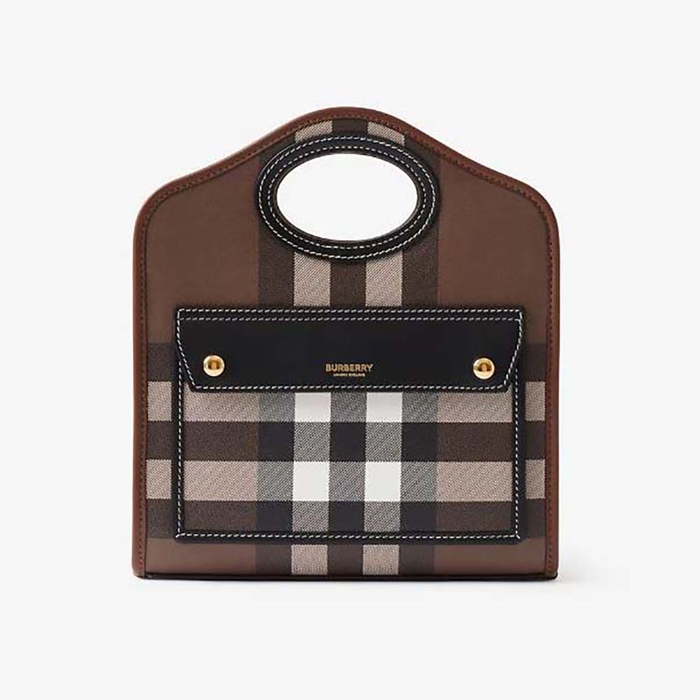 Burberry Women Mini Pocket Bag-Brown